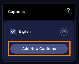Edit Captions in ScreenPal
